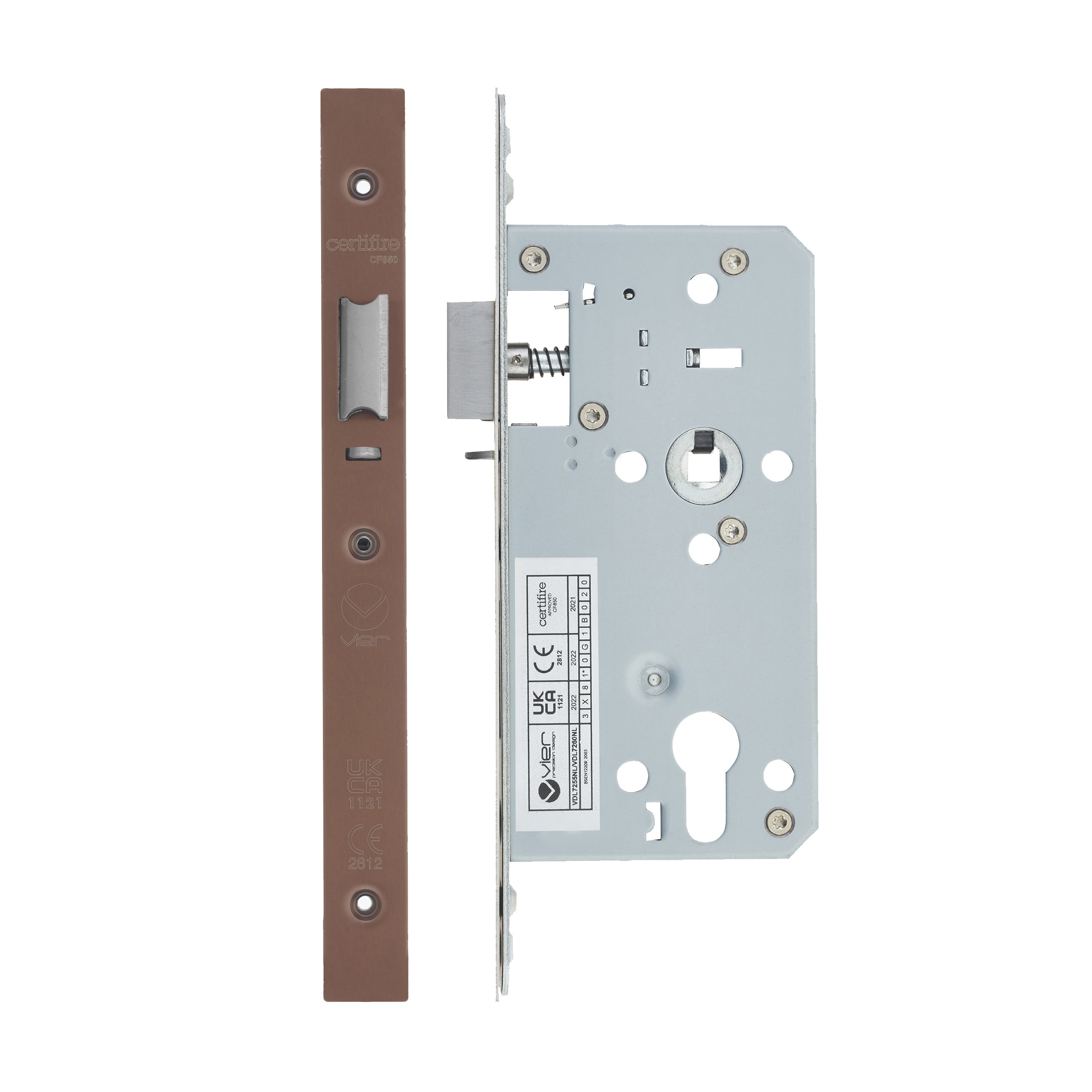 Zoo Hardware Webshop - 2 Piece - DIN night latch - 72mm c/c - backset ...