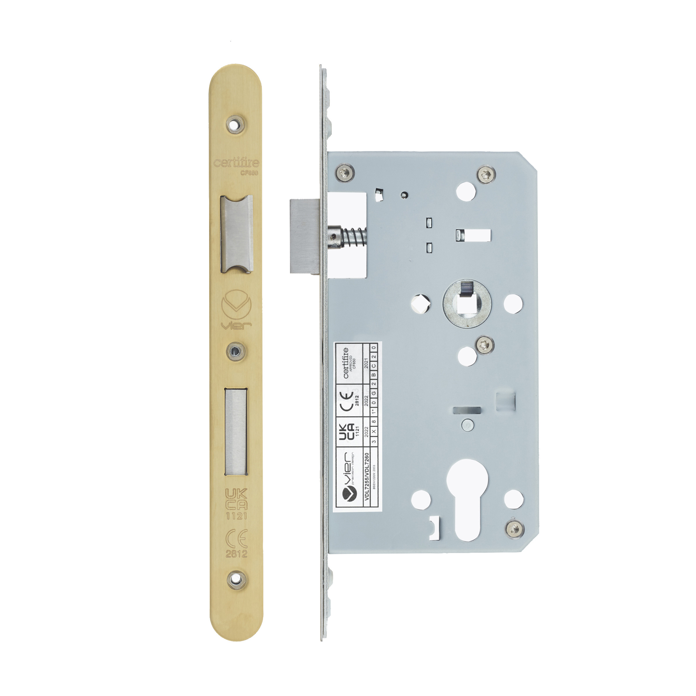 Zoo Hardware Webshop - 2 Piece - DIN euro sashlock - 72mm c/c - backset ...