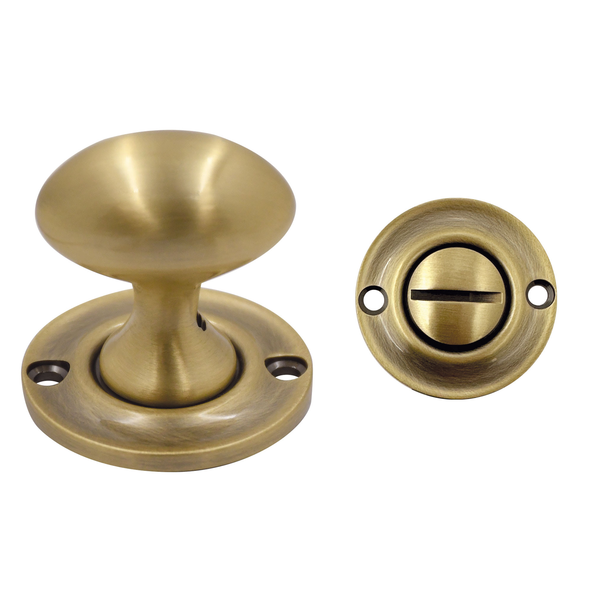 Zoo Hardware Webshop - Oval Thumb Turn with Coin Release - 5mm spindle