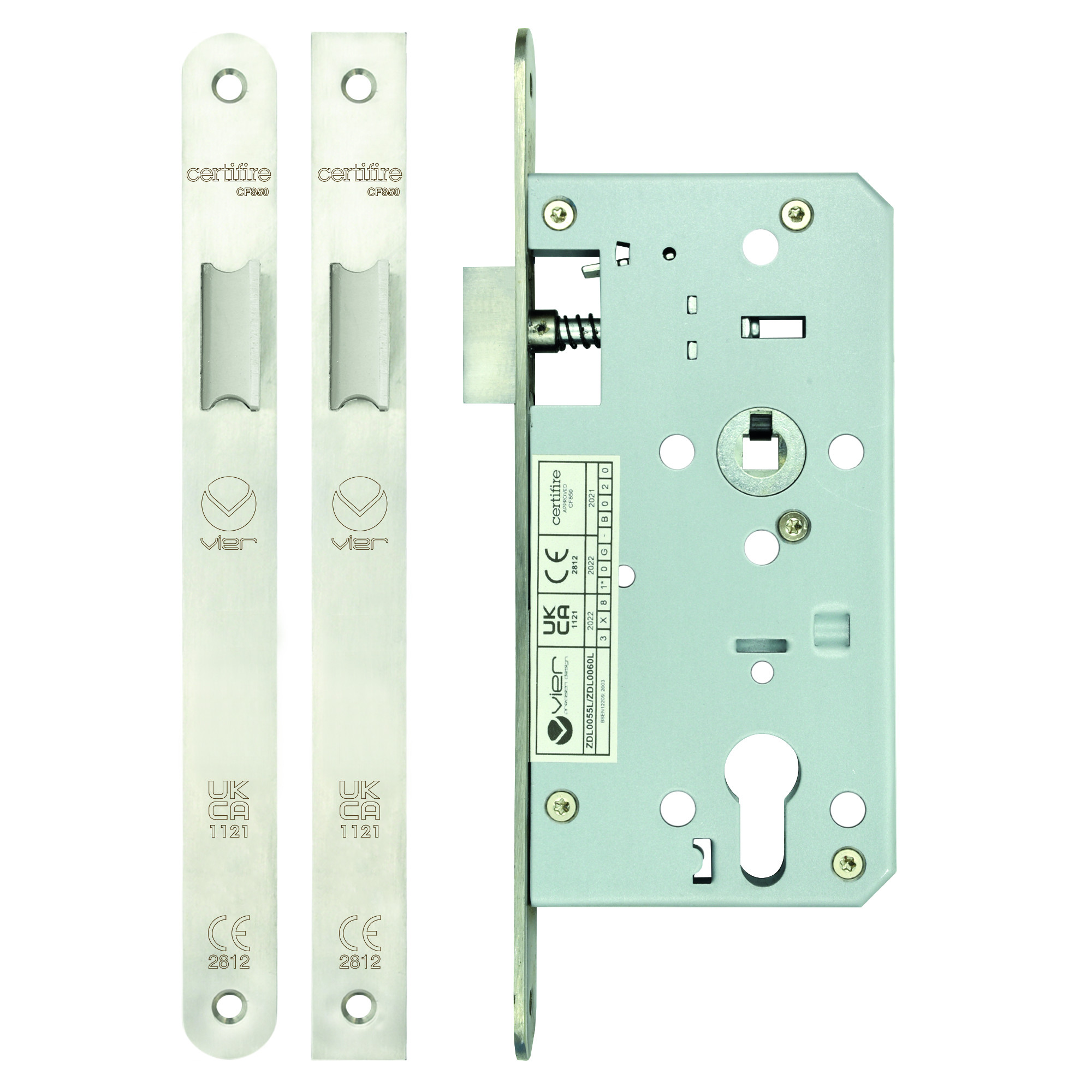 Zoo Hardware Webshop - Din latch - backset 55mm - radius