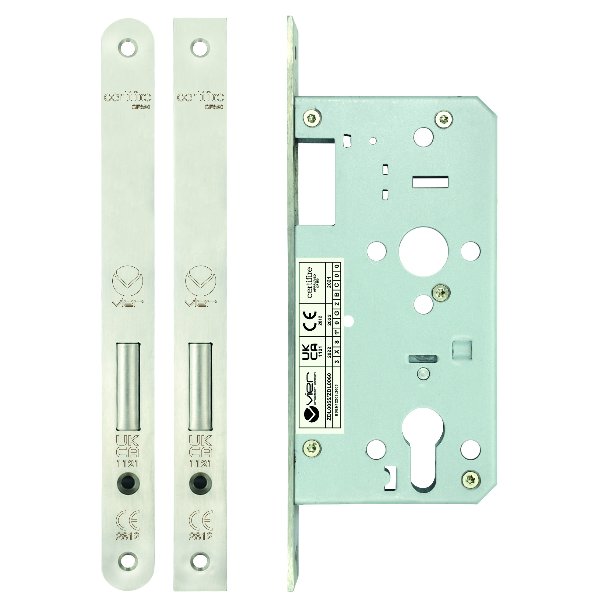 Zoo Hardware Webshop - Din euro deadlock - backset 55mm